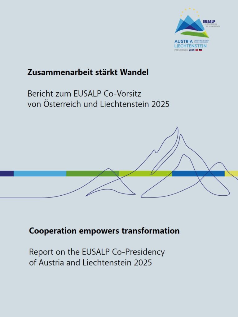 EUSALP-Vorsitz Österreich und Liechtenstein 2025 – Legacy Report - ÖIR